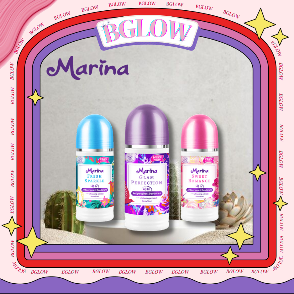 Jual Marina Anti Perspirant Deodorant 50ml | SWEET | GLAM | FRESH | DEO ...
