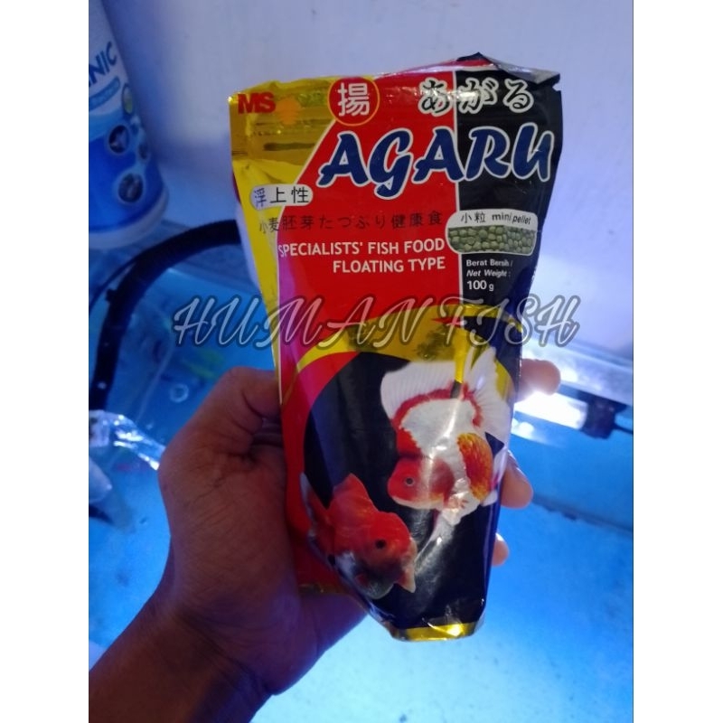 Jual agaru floating pakan ikan hias 100gram pelet ikan semua jenis ikan cepat besar COD | Shopee ...