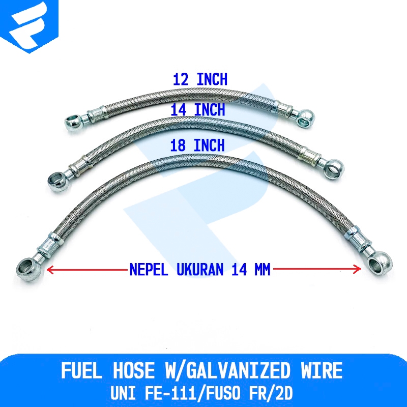 Jual Selang Solar / Fuel Hose w/ Galvanized Wire Universal (LOBANG ...