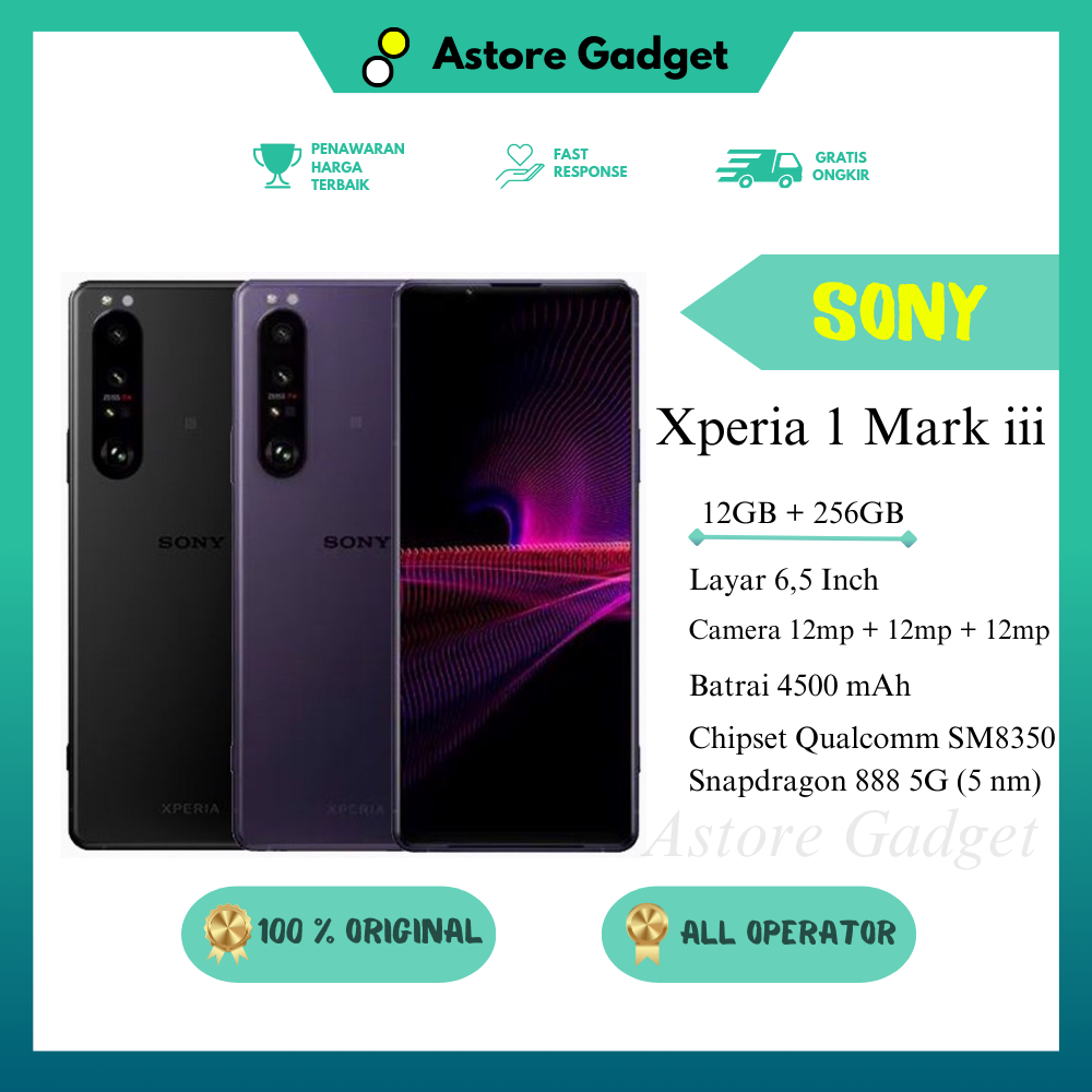 Jual SONY XPERIA 1 Mark iii 5G 12GB 256GB MULUS ORIGNAL - FULLSET - SONY | Shopee Indonesia