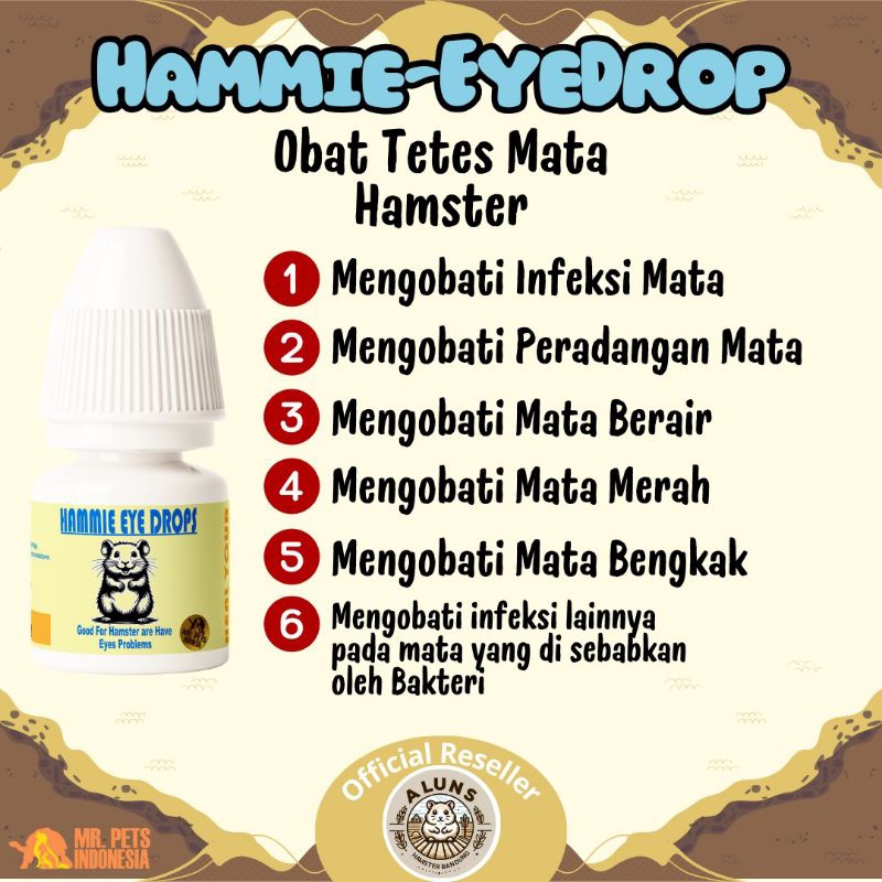 Jual Hammie Eye Drop By Mr Pets Indonesia ( Obat Tetes Mata Untuk ...