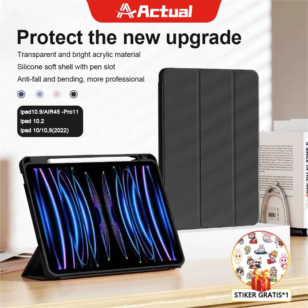 Jual Ipad Case Actual COD Sarung Ipad Akrilik Versi Upgrade Casing ...