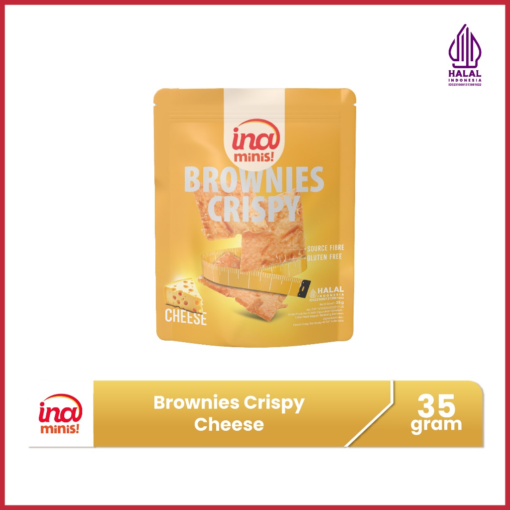 Jual Ina Minis Gluten Free Brownies Crispy Cheese by Ina Cookies ...
