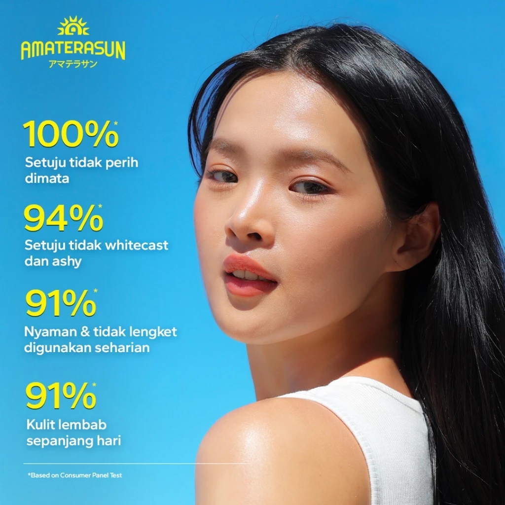 Jual AMATERASUN [REAL SPF Certified] Physical Sunscreen SPF 50+ PA++++ | Shopee Indonesia