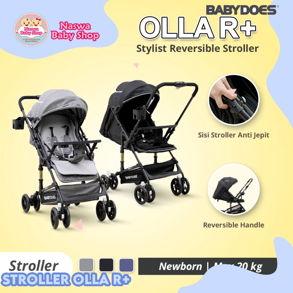 Jual Baby Does Stroller Olla R+ Stylist Reversible Kereta Dorong Bayi ...