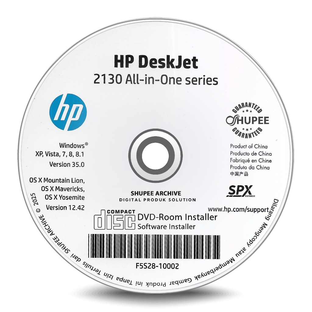 Jual Bisa COD - CD/DCD HP DeskJet 2130 Driver and Utilities | Shopee ...