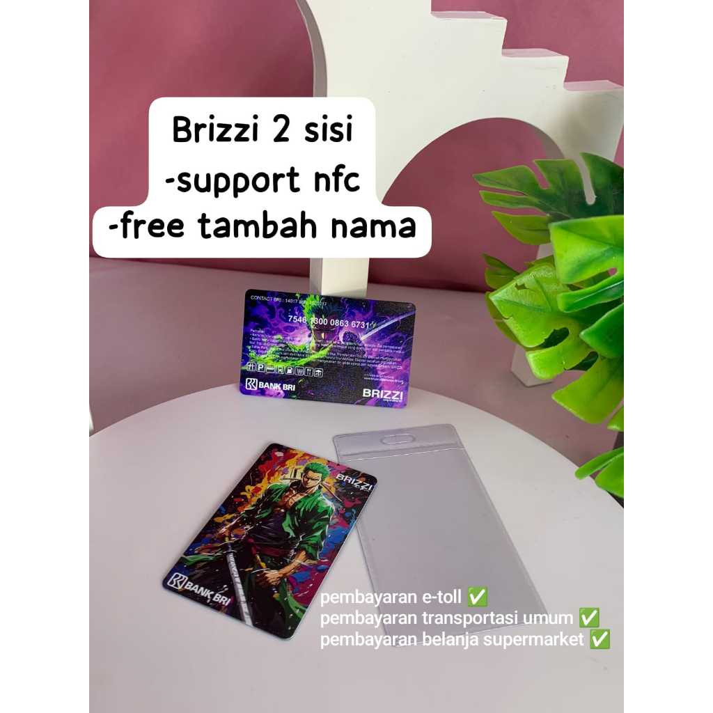 Jual ( SEHARI JADI )Custom Kartu BRIZZI BEBAS /E-Toll Print BISA CETAK ...