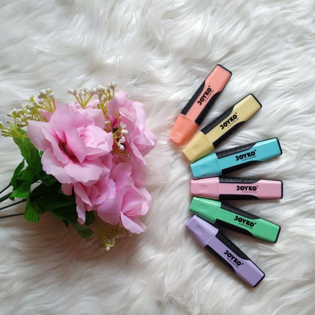 Jual Highlighter Penanda Berwarna Joyko/ Pastel Color/ Stabilo ...