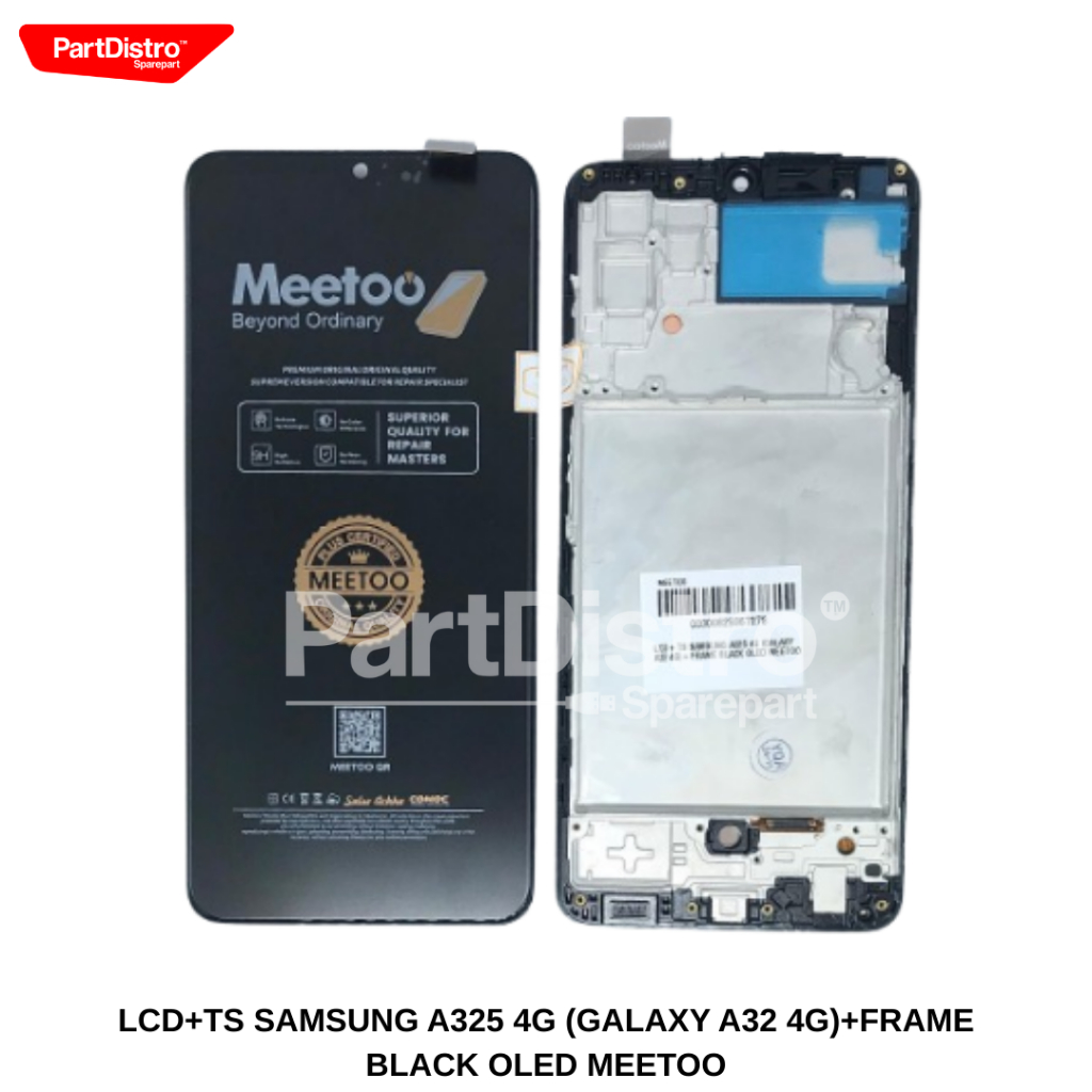 Jual LCD TOUCHSCREEN SAMSUNG A325 4G (GALAXY A32 4G)+FRAME BLACK OLED MEETOO | Shopee Indonesia
