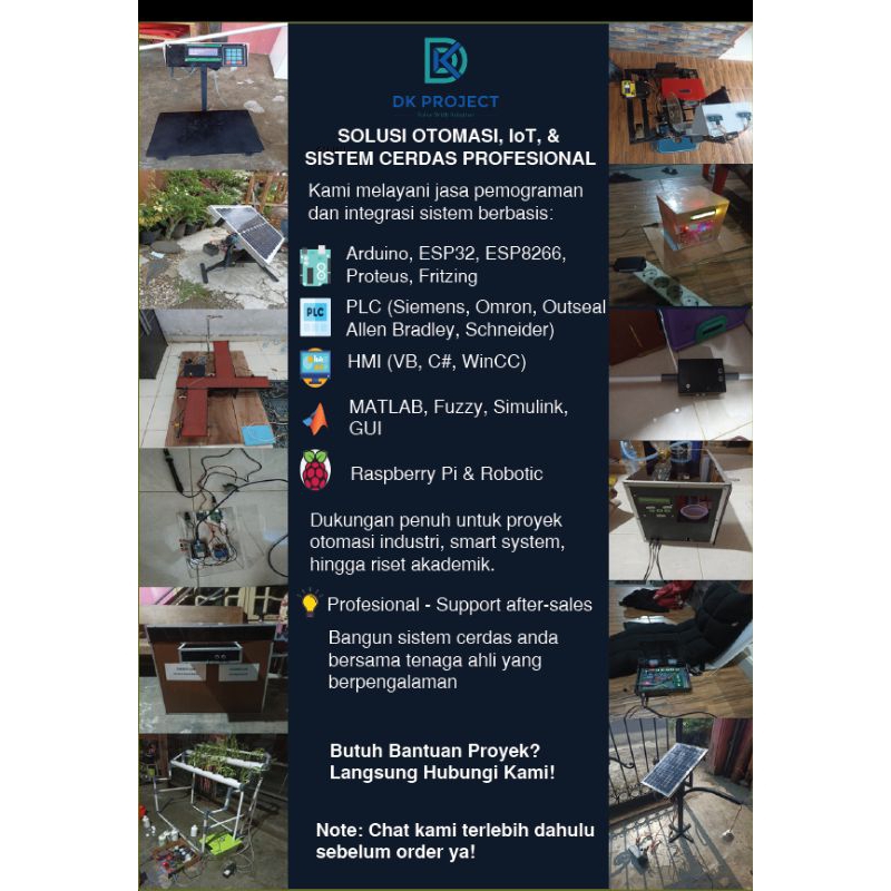 Jual Jasa Pembuatan Project Dan Program Berbasis Arduino Esp32 Plc Esp866 Raspberry Pi