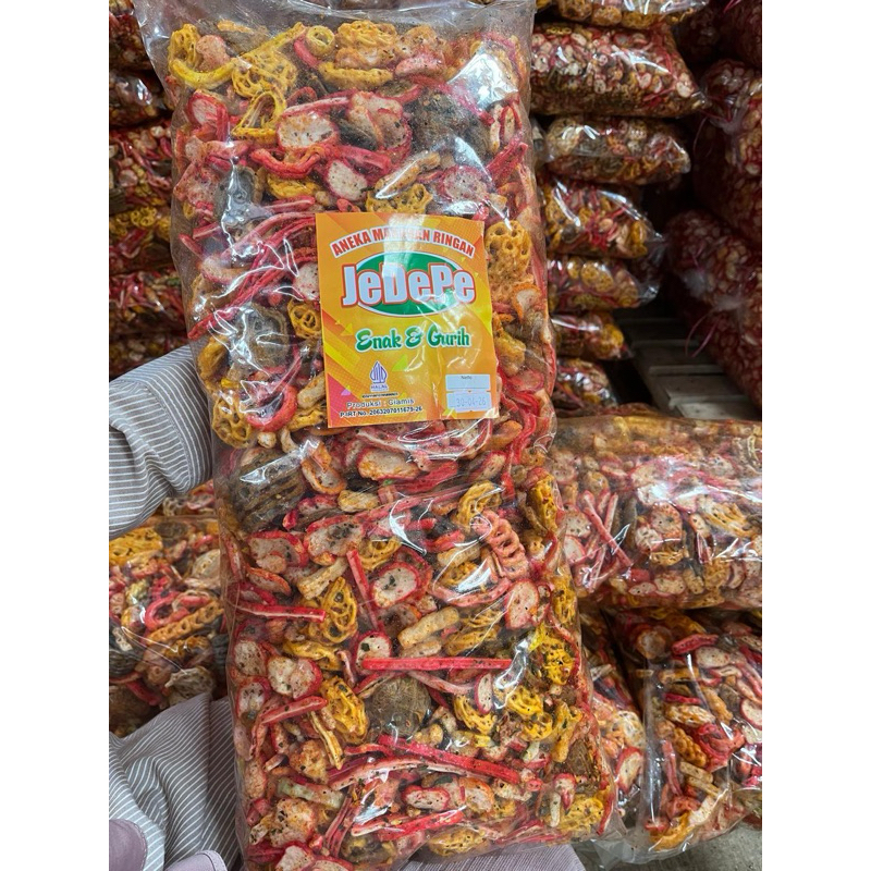 Jual 1BALL KERUPUK SEBLAK MIX seblak pedas daun jeruk | Shopee Indonesia