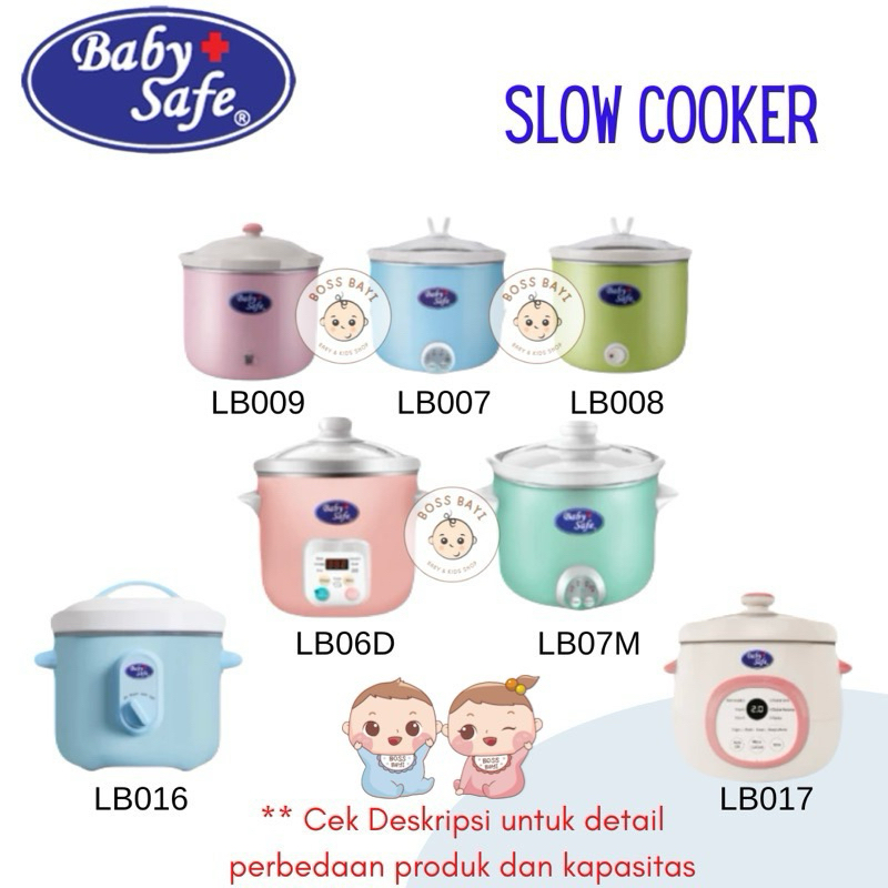Jual BABY SAFE Slow Cooker LB007 LB008 LB009 LB06D LB016 LB017 LB17B ...