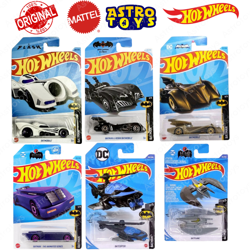 Jual Hot Wheels Batman Batmobile Series DC 1:64 / Mainan Anak Diecast ...
