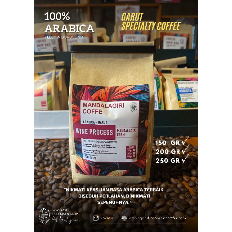 Jual Kopi Garut Biji Kopi Arabika Garut Wine Arabica Coffee Specialty ...