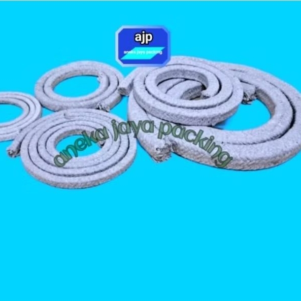 Jual gland packing 16mm (5/8 inch) remes packing asbes teflon per meter ...