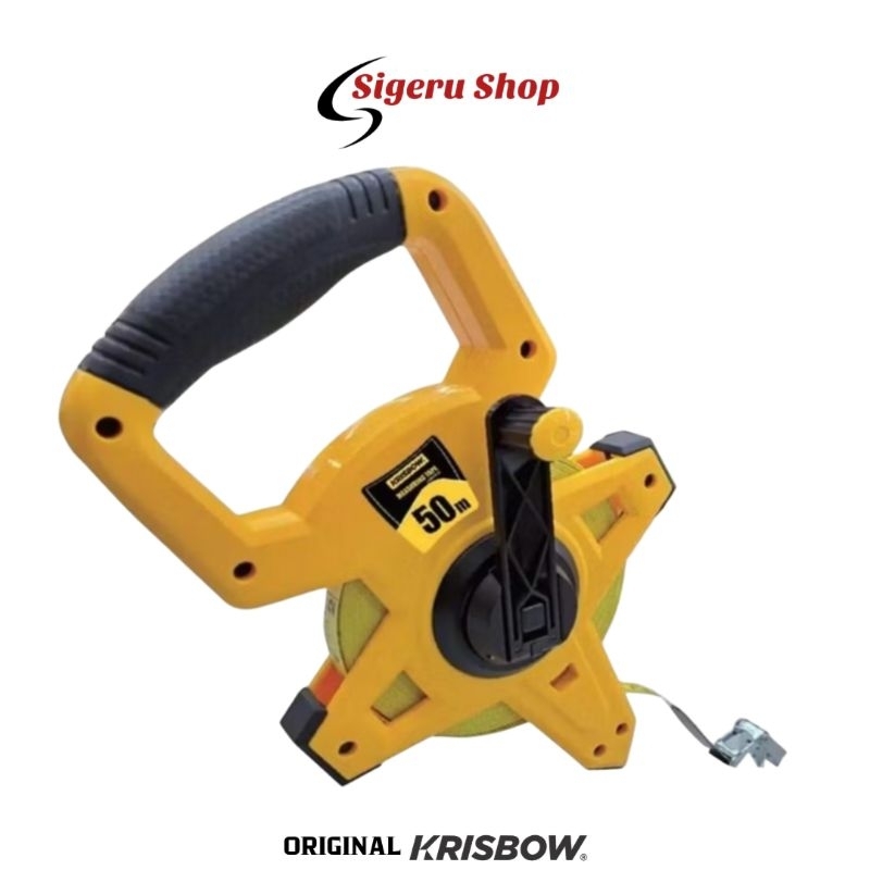 Jual Krisbow Meteran Gulung Fiberglass 50 Meter | Shopee Indonesia