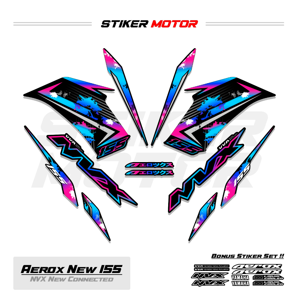 Jual AC04 Striping Motor NVX 155 Aerox 155 Connected 2020 - 2025 ...