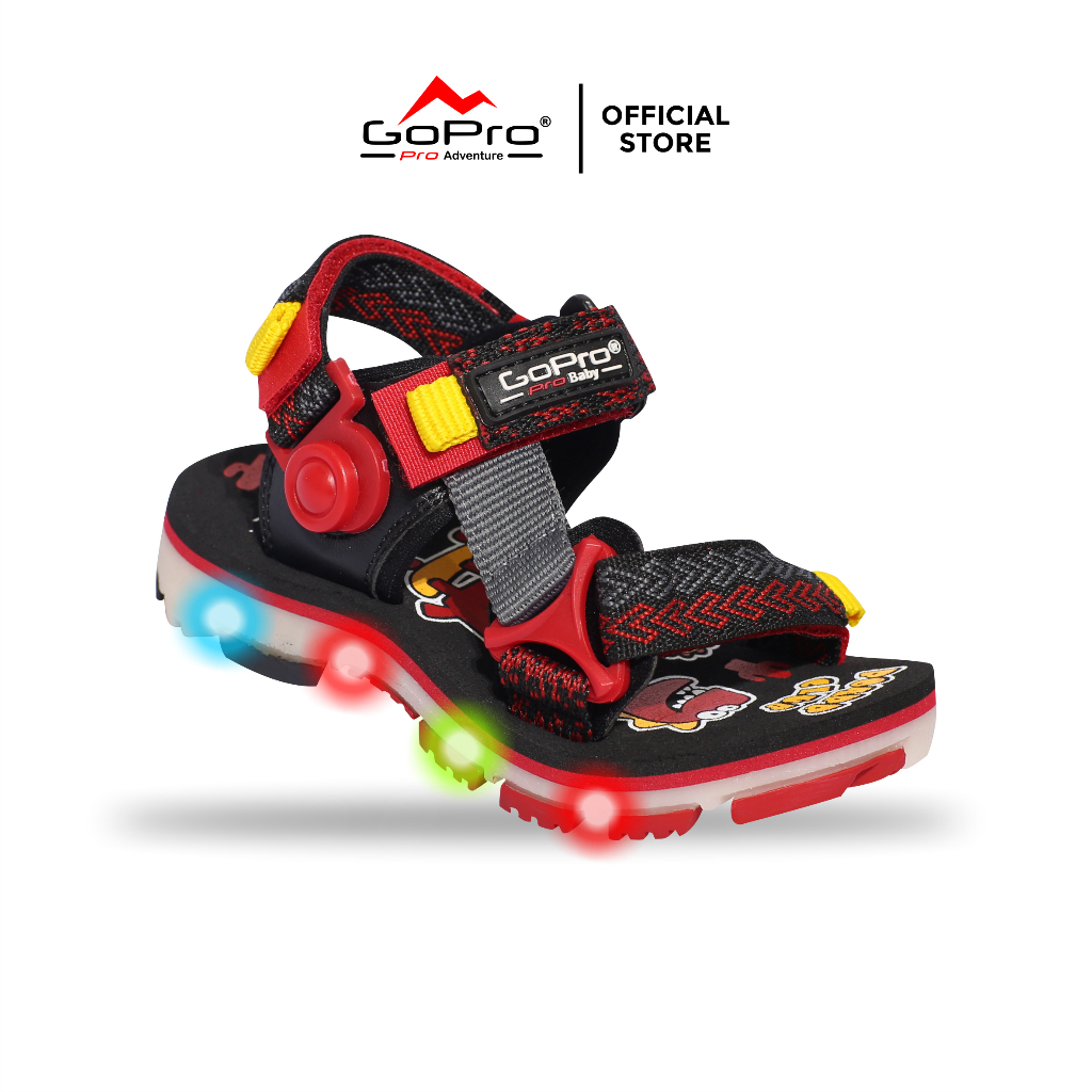 Jual GoPro Adventure T-Rex LM BB - Sandal Gunung LED Anak Bayi Ringan ...