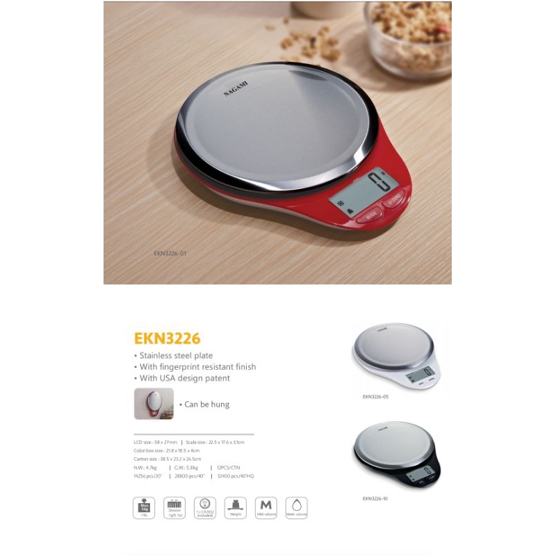 Jual Timbangan Nagami digital Ori 5 kg dan 10 kg | Shopee Indonesia