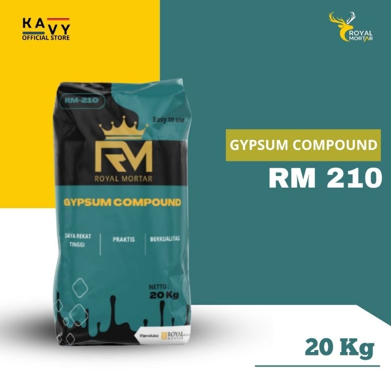 Jual Semen Instan | Compound Gypsum | RM 210 Royal Mortar | Shopee ...