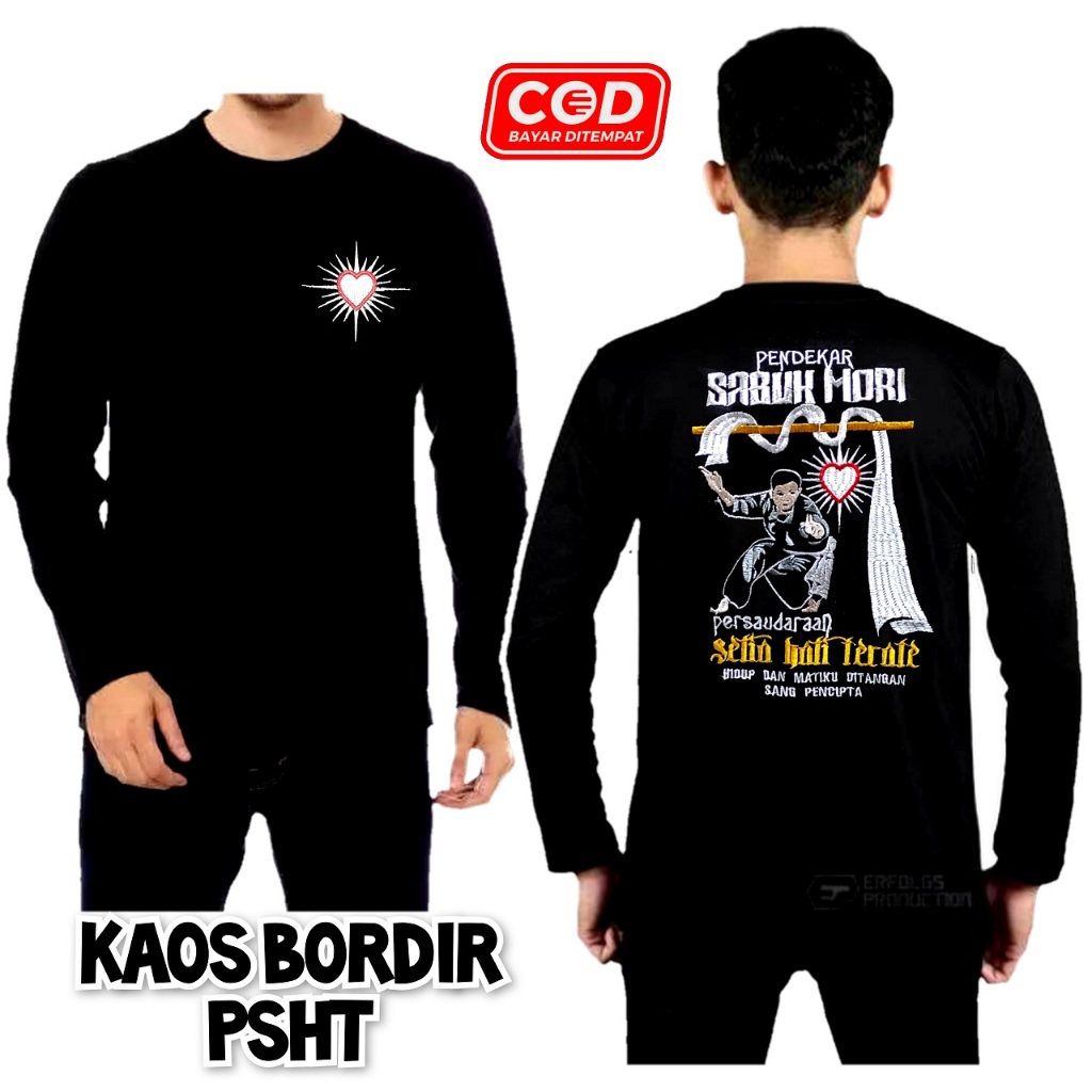 Jual KAOS PSHT PANJANG BORDIR PENDEKAR SABUK MORI-KAOS PSHT TERBARU ...