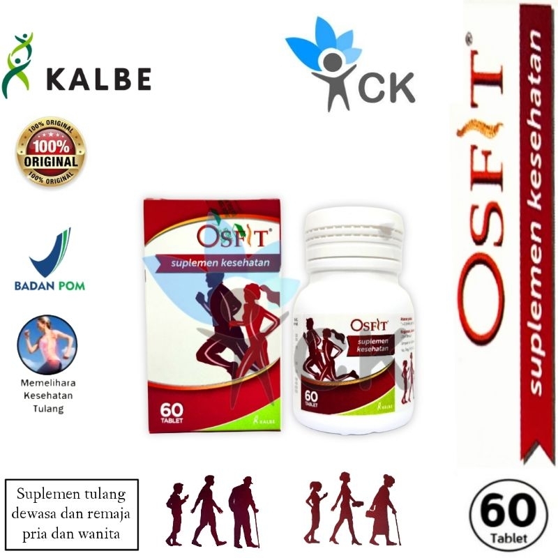 Jual OSFIT FILCO TABLET ISI 60 suplemen penguat tulang | Shopee Indonesia