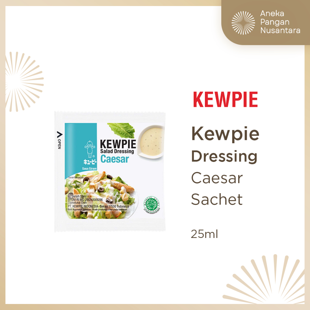 Jual Kewpie Salad Dressing caesar sachet - 25 ml | Shopee Indonesia