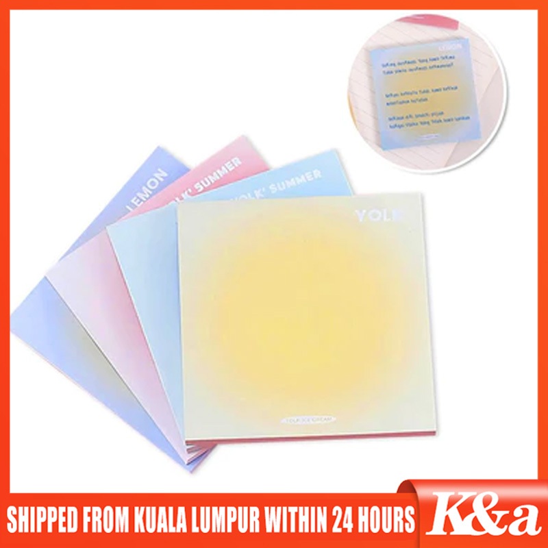 Jual Satu Keluarga Sticky Notes Gradasi Polos Isi 50 Lembar Memo Tempel ...