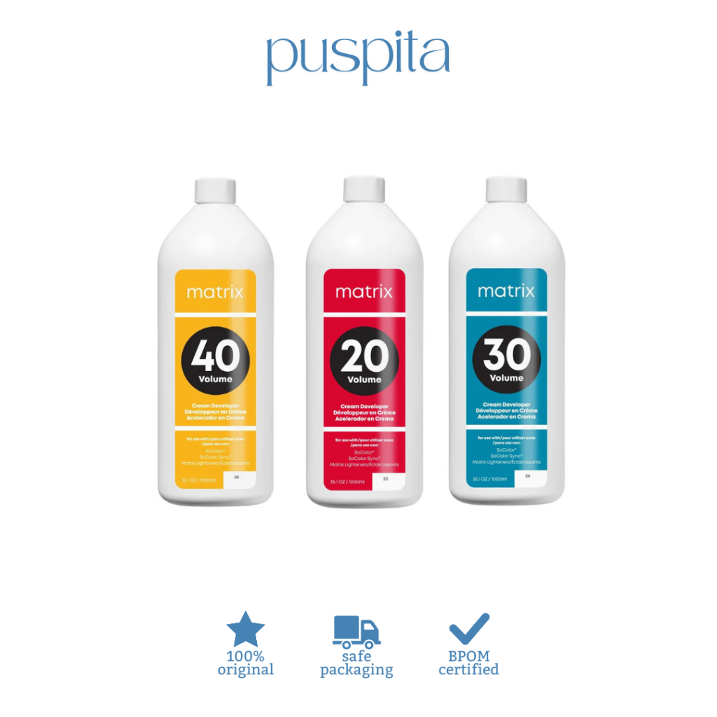 Jual PUSPITA - Matrix Oxydant Cream Developer Peroxide 1000ml | Shopee ...