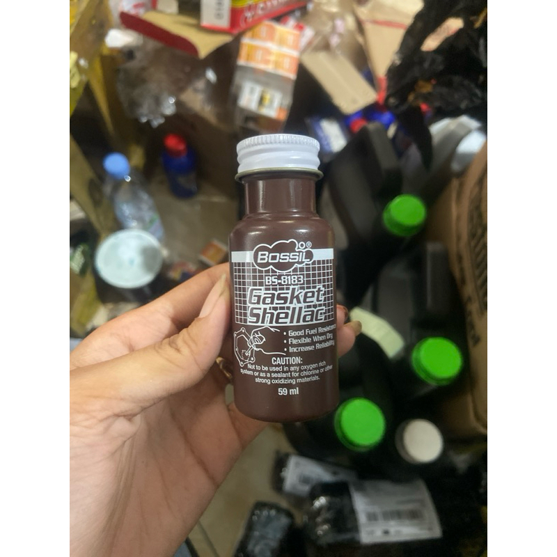 Jual LEM GASKET SHELLAC BOSSIL LION VERSACHEM | Shopee Indonesia