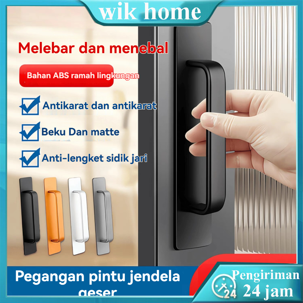 Jual gagang handle handel tempel lemari rak laci pintu pegangan kaca ...