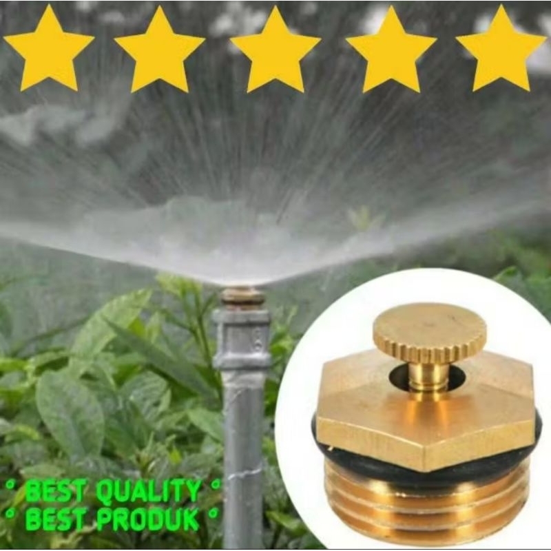 Jual SPRINKLER KUNINGAN ADJUSTABLE SPRAYER / SPRAY AIR TAMAN KEBUN ...