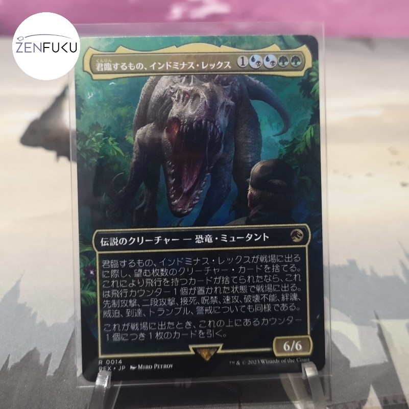 Jual Indominus Rex, Alpha MTG JP Borderless Full Art Infomunus Rex ...