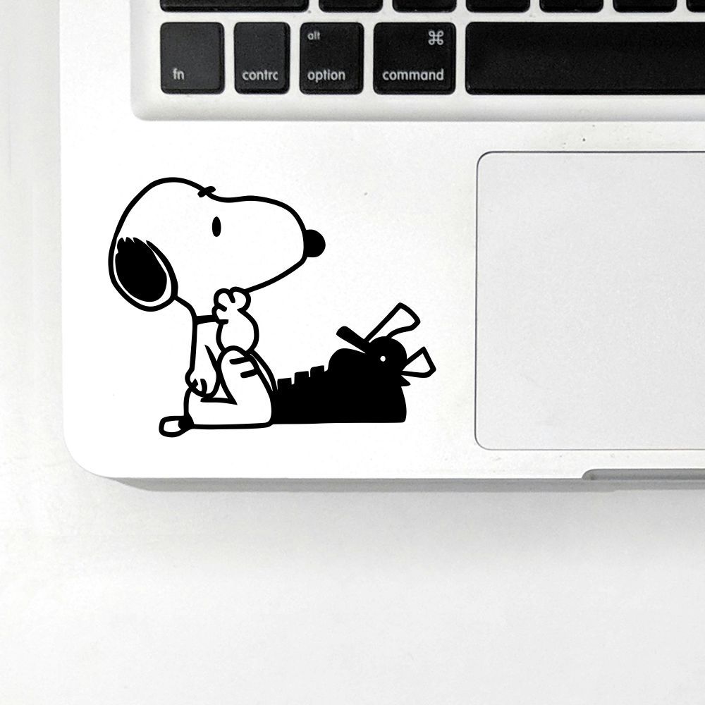 Jual Stiker Snoopy’s Typewriter - Laptop Macbook Sticker | Shopee Indonesia