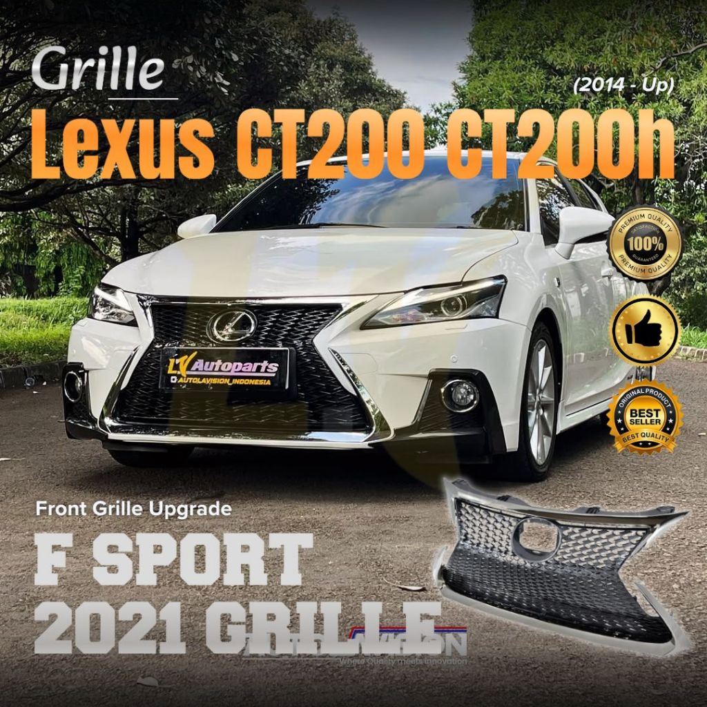 Jual LEXUS CT200 CT200h (2014 - UP) FACELIFT - GRILLE / FRONT GRILLE - UPGRADE F SPORT ...