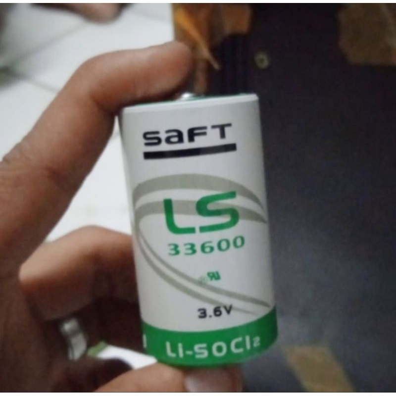 Jual Baterai Lithium Saft 3.6V LS33600 (LS 33600) LSH20 Size D Tanpa Pin | Shopee Indonesia