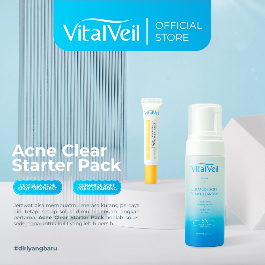 Jual VITALVEIL Paket Kulit Kusam Berjerawat [2 IN 1 Bundling Acne ...