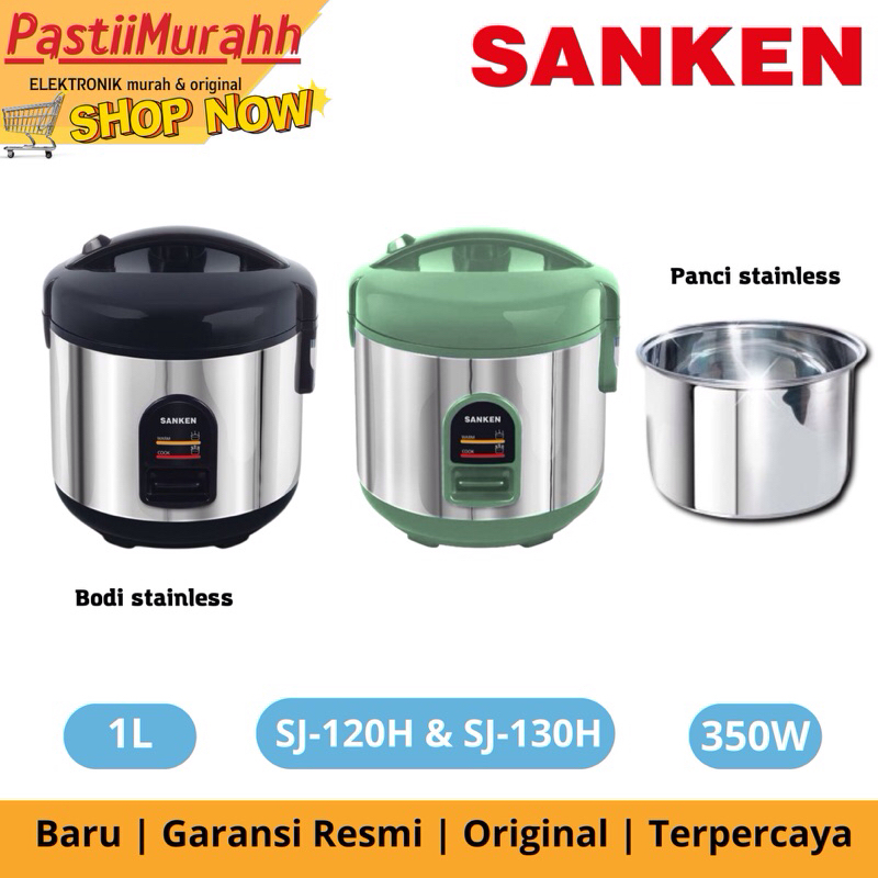 Jual MAGIC COM SANKEN 1 LITER PANCI STAINLESS BODI STAINLESS 6 IN 1 ...