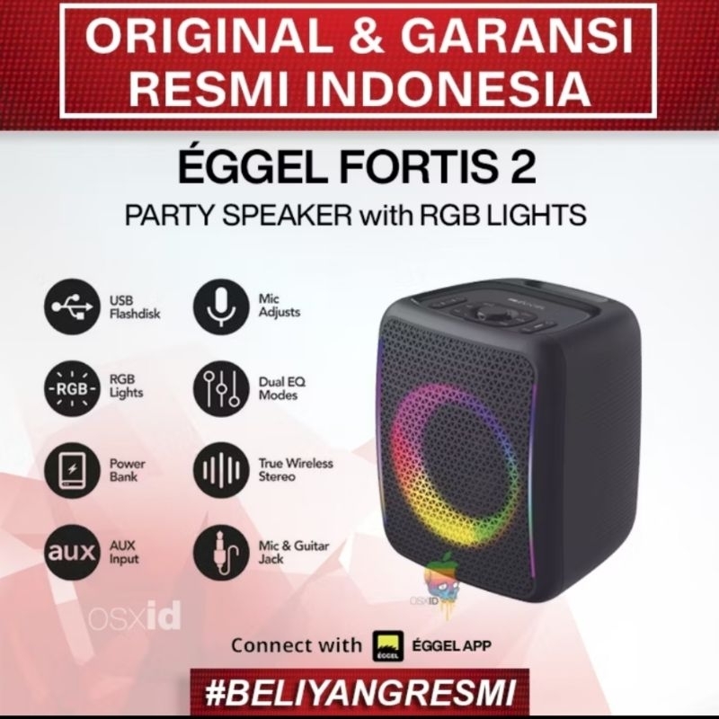 Jual Eggel Fortis 2 Sound Horeg Bluetooth Portable Wireless With RGB ...