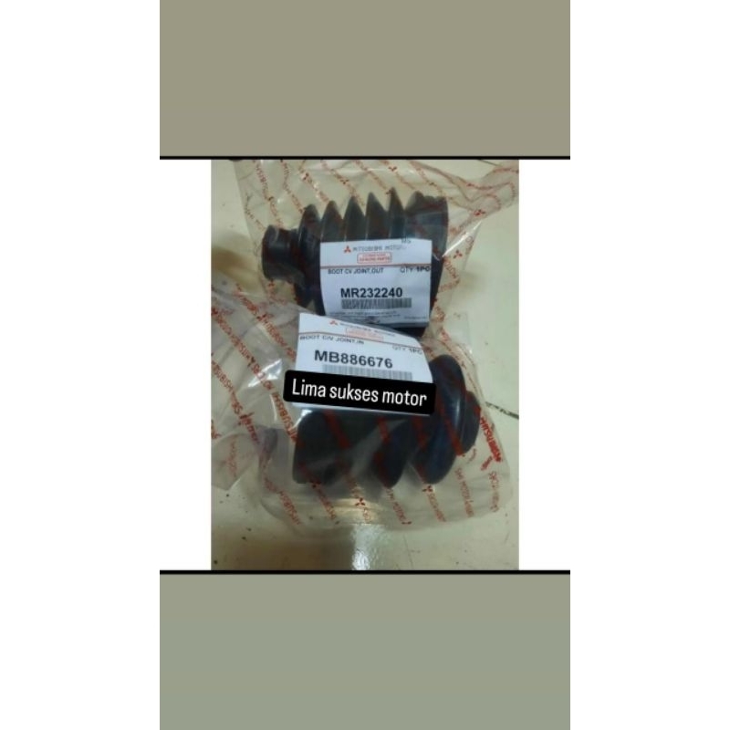 Jual BOOT CV JOINT IN DAN OUT TRITON L200 PAJERO KARET CV JOINT LUAR ...