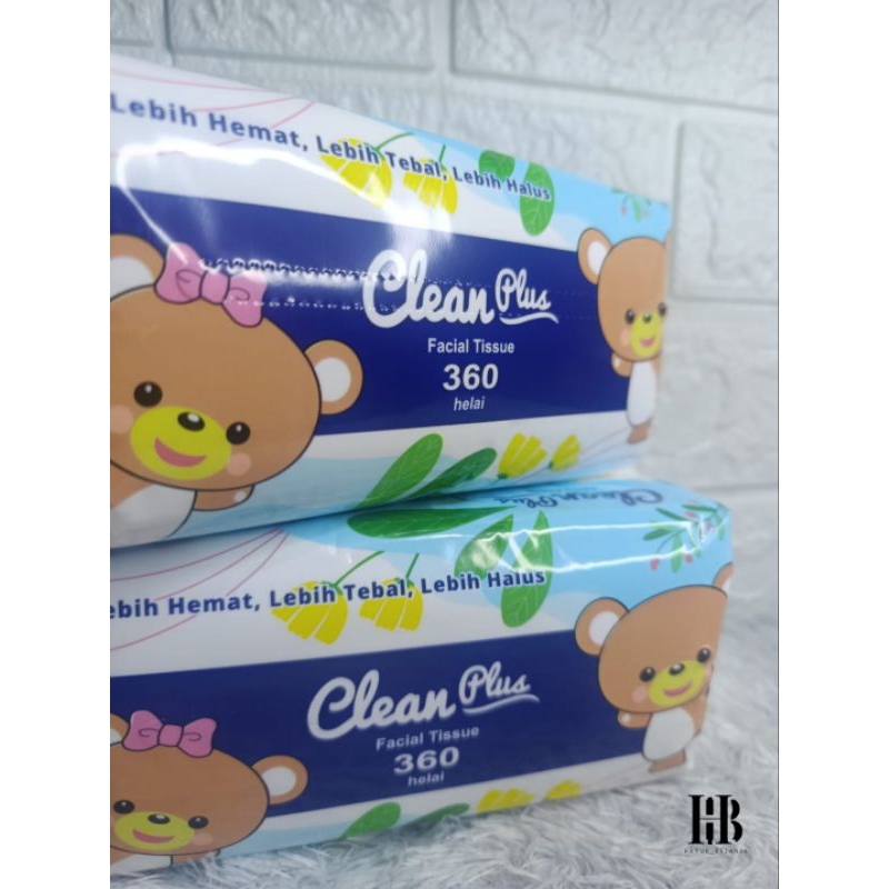 Jual Tisu Clean Plus Softpack Tissue 360 helai Isi 2 Pack (NEW ...