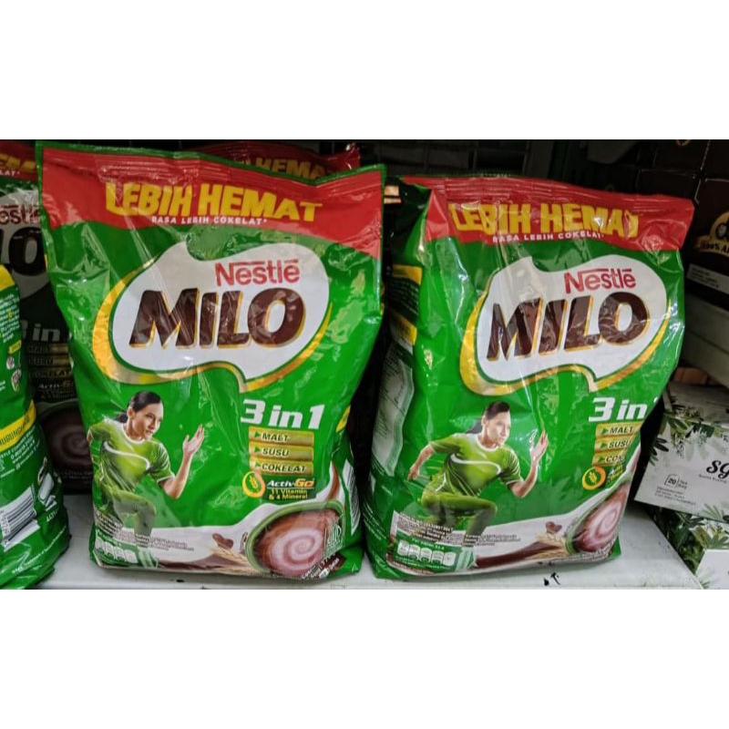 Jual SUSU MILO 3 IN 1 UKURAN 790gr | Shopee Indonesia