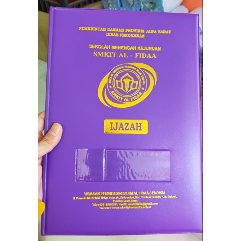 Jual MAP IJAZAH DAN SAMPUL RAPORT ISI 2 LEMBAR | Shopee Indonesia