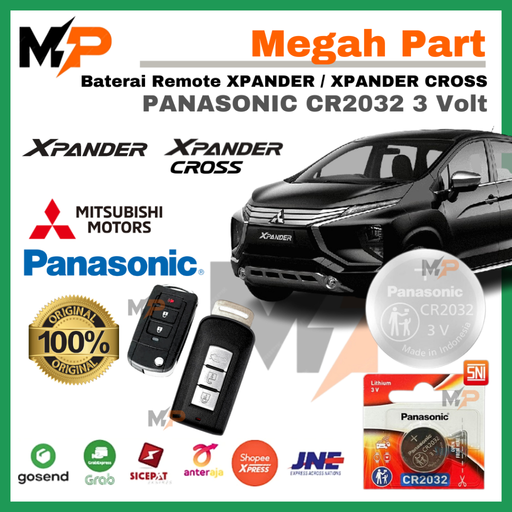 Jual Baterai Remote XPANDER - ORIGINAL PANASONIC CR2032 | Battery ...
