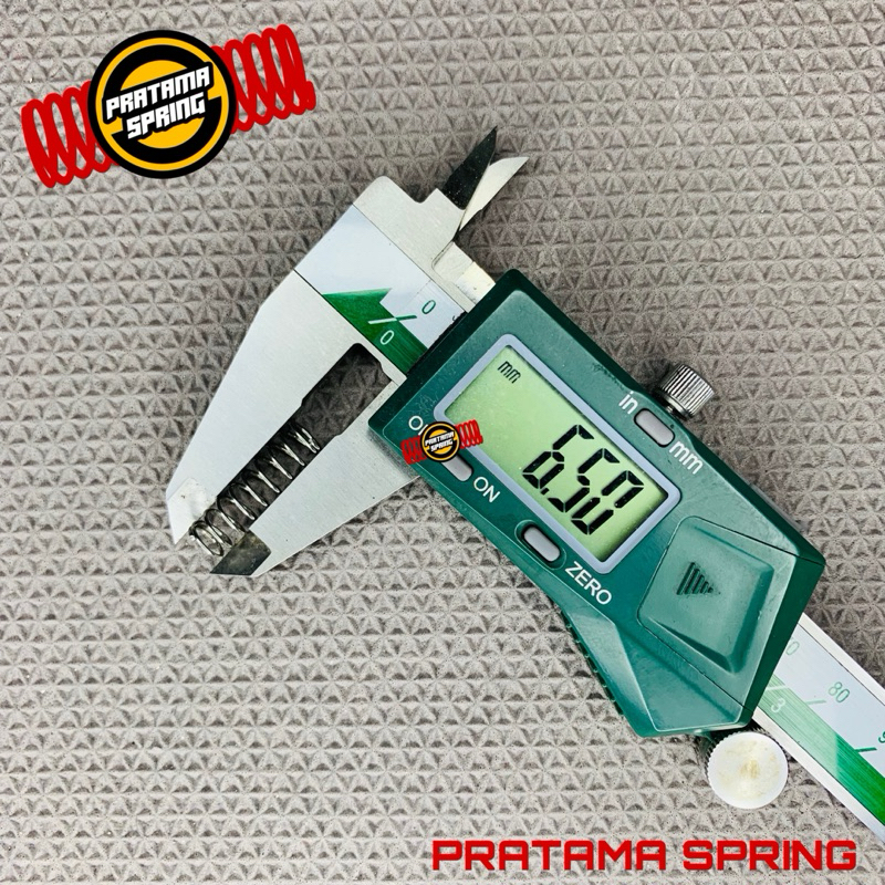 Jual Per Spring Tekan OD 6,5 mm Kawat 0,6 mm Panjang 22 mm | Shopee ...