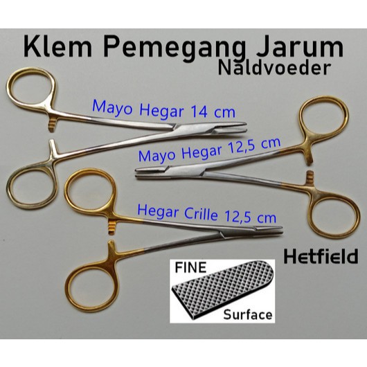 Jual Needle Holders Fine Surface Head / Needle Holders Halsted / Mayo ...