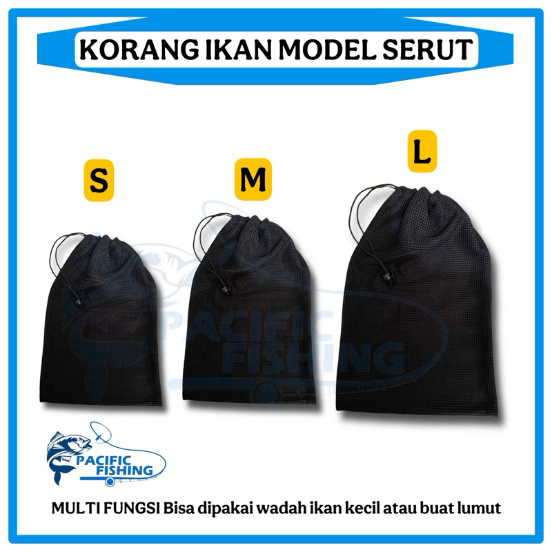 Jual KORANG IKAN MODEL SERUT SIZE S, M, L | MULTI FUNGSI KOJA LUMUT ...