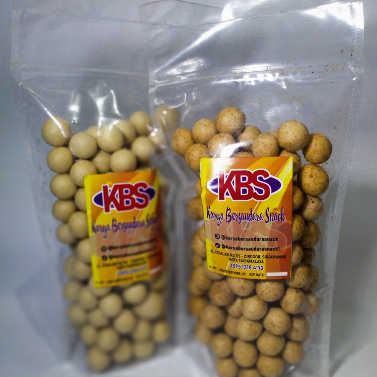 Jual Tahu Bulat Kering/Tahu Bulat Mini/tahu bulat crispy 250gr - KBS | Shopee Indonesia