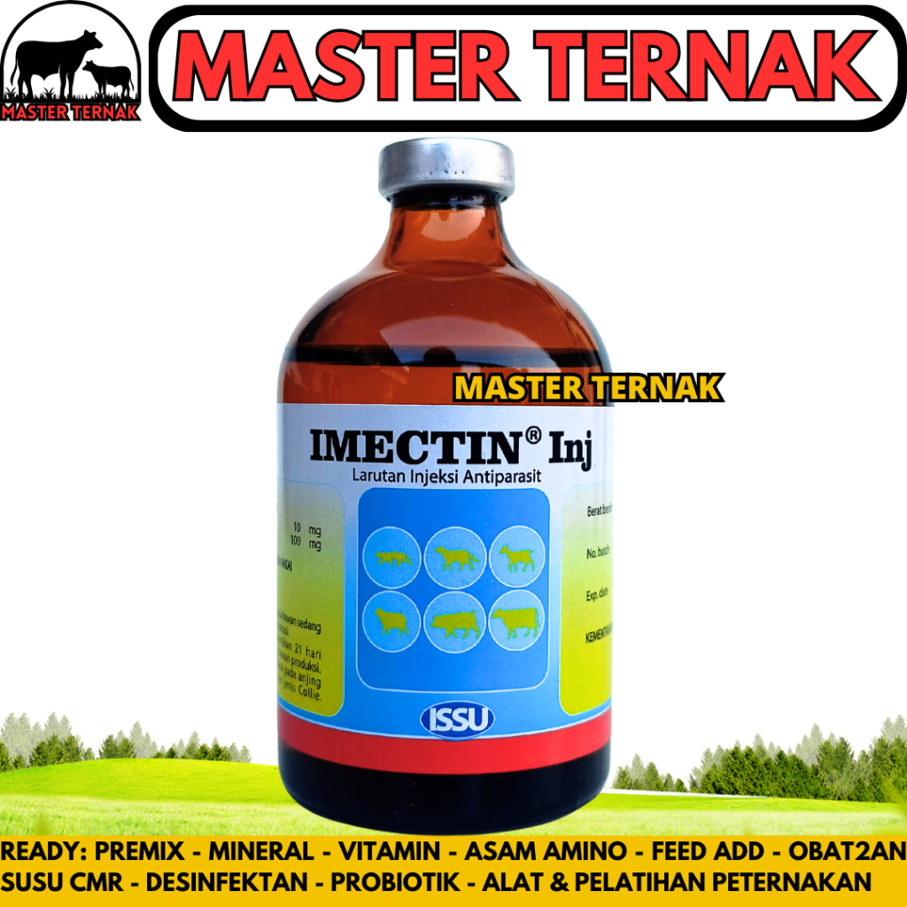 Jual IMECTIN INJ 100ML ISSU - Obat Ektoparasit dan Endoparasi Lebih ...