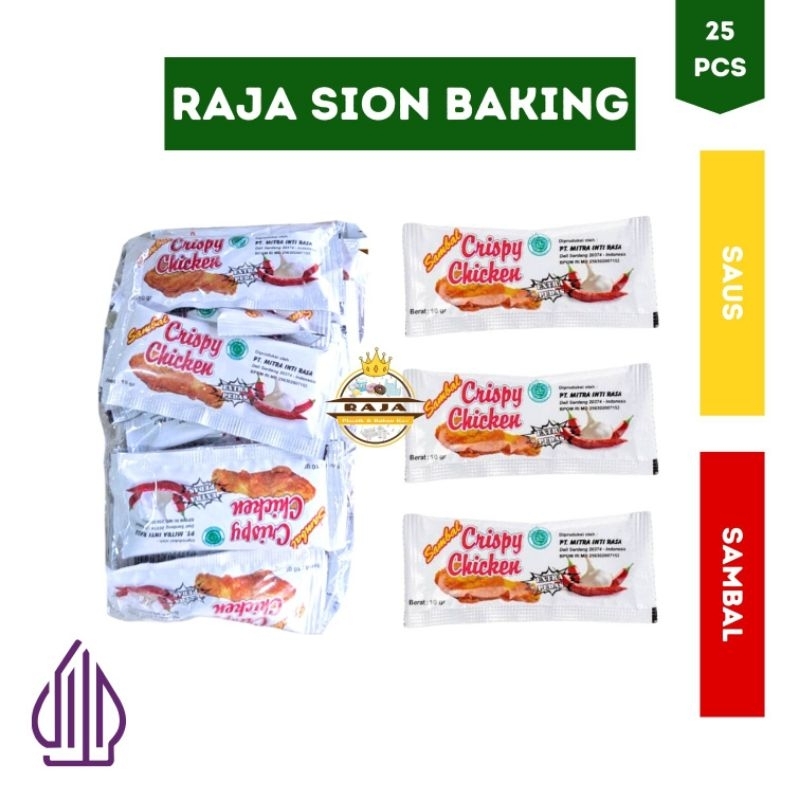 Jual Saus Sambal Crispy Chicken Sachet Isi 25 Sachet ( BKS ) | Shopee ...